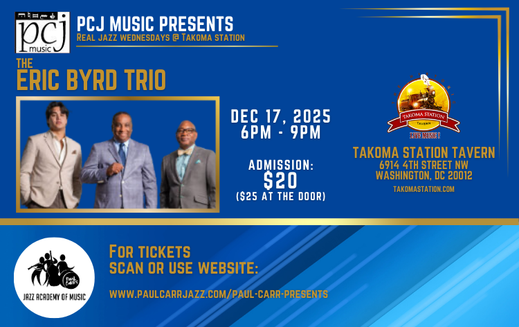 PCJ Presents Eric Byrd Trio Tickets | PCJ Music