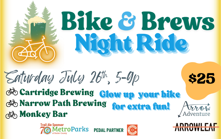 Bikes & Brews Night Ride Tickets | The Arrow Outpost