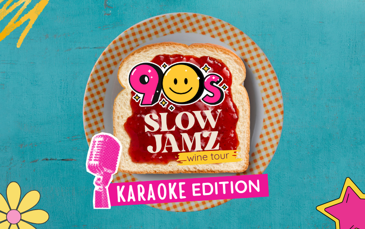 90s Slow Jamz Wine Tour - Karaoke Edition Tickets | ENT Social Events