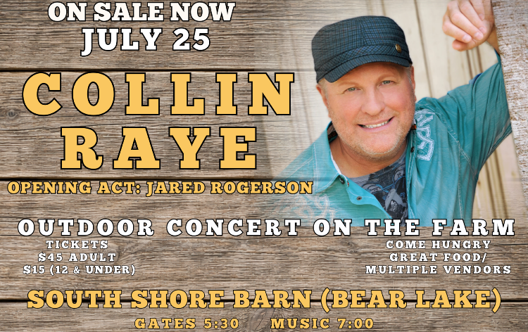 Collin Raye on the Farm Tickets | South Shore Barn