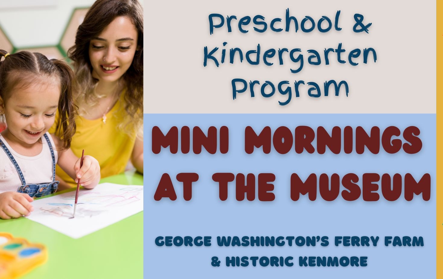 Mini Mornings at the Museum - Colors at Ferry Farm Tickets | The George ...