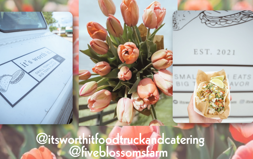 Tulips & Tacos 3/30 - 12 pm to 2 pm Tickets | Five Blossoms Farm
