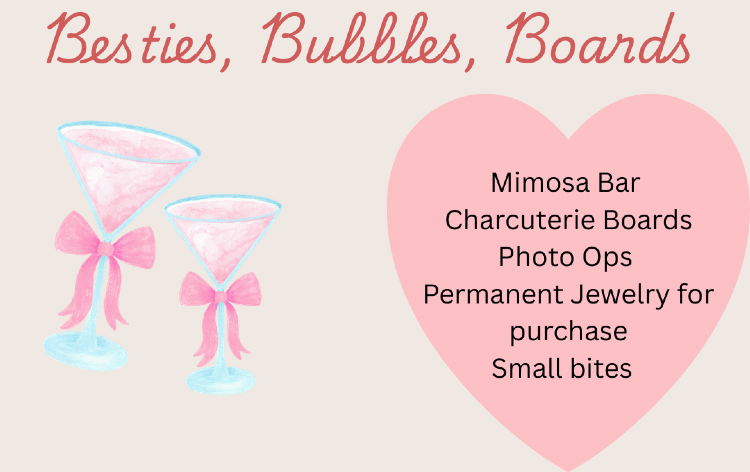 Besties, Bubbles, Boards Tickets | Butcher Block Social