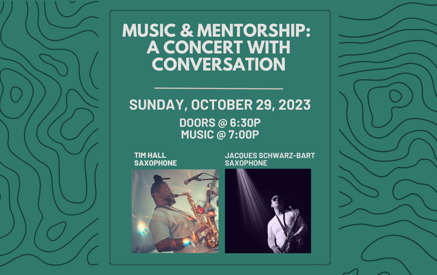 Music & Mentorship: A Concert with Conversation - Tim & Jacques Tickets ...