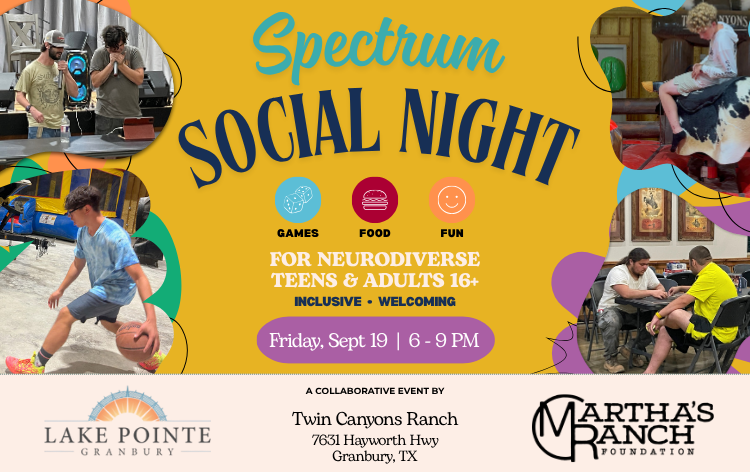 October 2025 Spectrum Social Night Tickets | Martha's Ranch Foundation