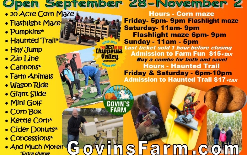 2024 Govin's Fall Fun Tickets | Govin's Farm