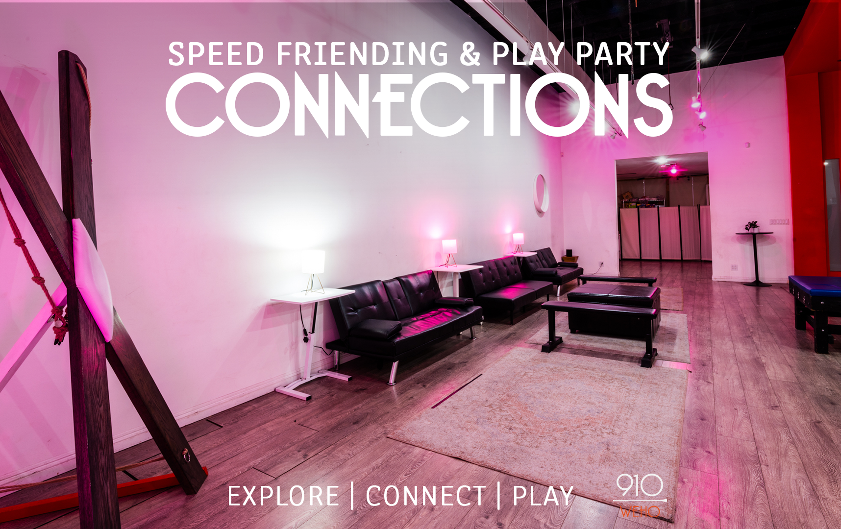 CONNECTIONS: Speed Friending & Play Party 01/10/26 Tickets | 910WeHo LLC