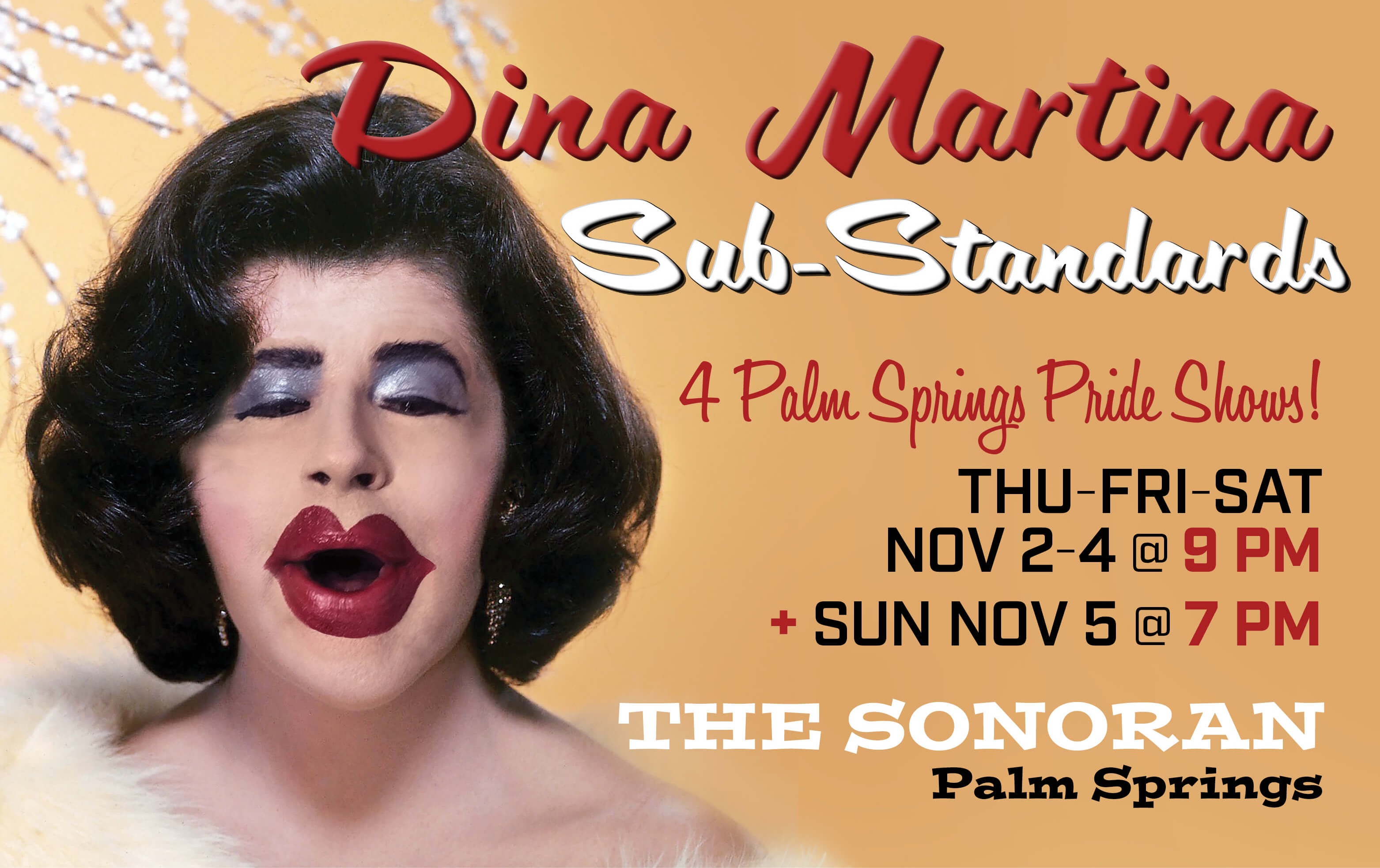 DINA MARTINA: SUB-STANDARDS at The Sonoran Palm Springs Tickets ...