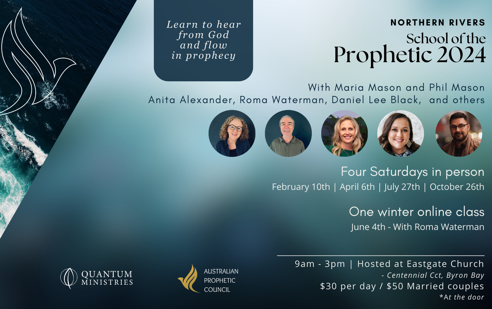 Northern Rivers School of the Prophetic 2024 Tickets | Quantum Ministries