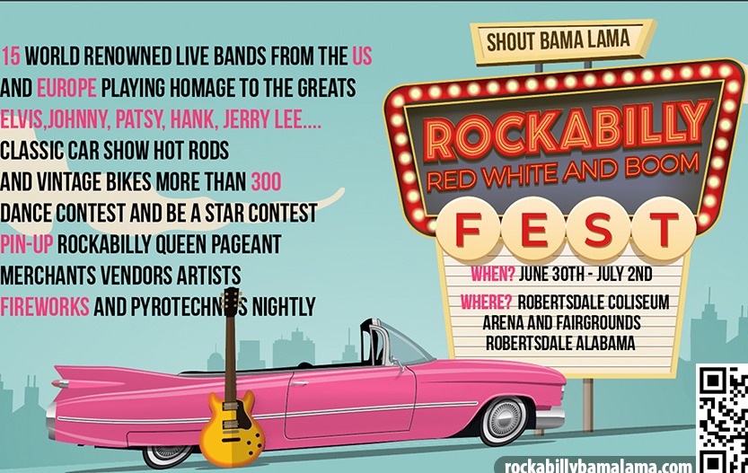 Rockabilly BamaLama Red, White, and Boom Sponsorship Packages Tickets ...