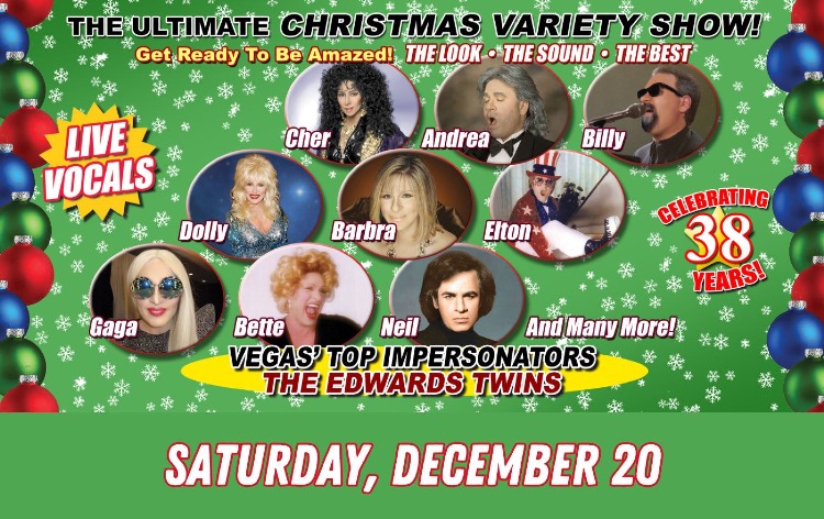 The Edwards Twins - Christmas with The Stars - Dinner & Show Tickets ...