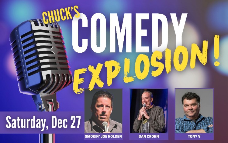 Chuck's Comedy Explosion and Italian Buffet! Dec 27, 2025 Tickets ...