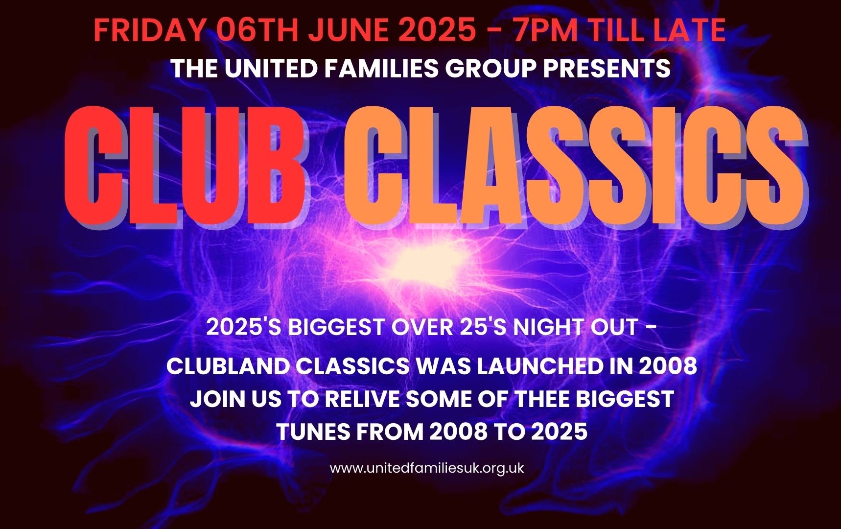 CLUB CLASSICS 2025 Tickets | United Families UK