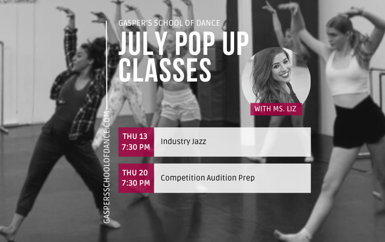 Pop Up Class: Choreography Throwdown Tickets | Gasper's School of Dance ...