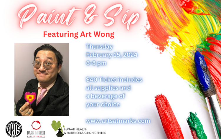 Paint & Sip with Art Wong Tickets | The ARTS at Marks Garage