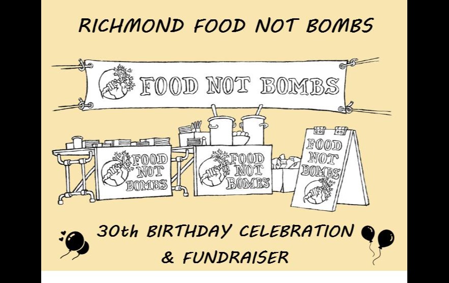 Richmond Food Not Bombs is Turning 30! Tickets | Ticket Sales