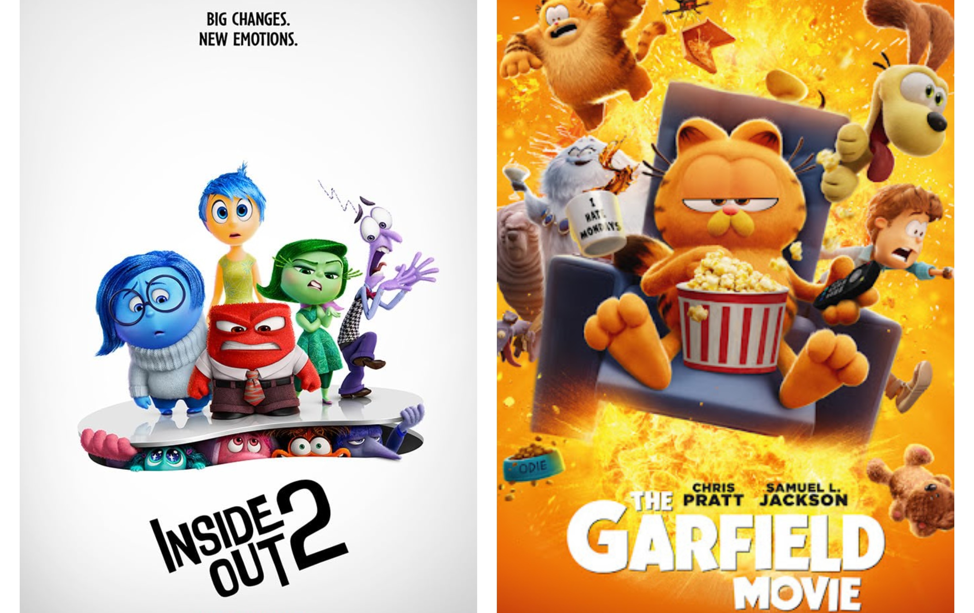 DOUBLE FEATURE: INSIDE OUT 2 (PG) and GARFIELD (PG) Tickets | Delsea ...