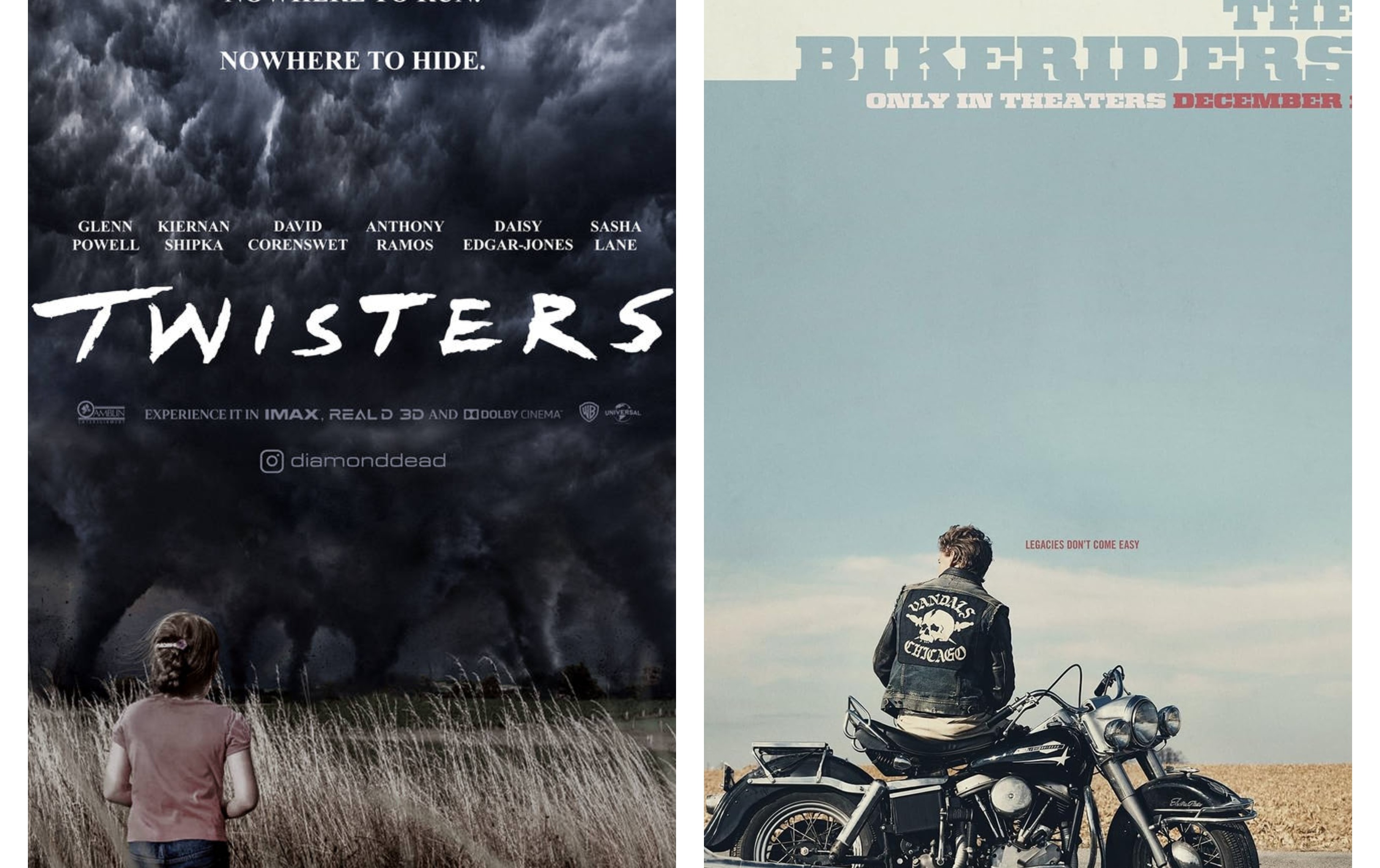 DOUBLE FEATURE: TWISTERS (PG-13) and THE BIKERIDERS (R) Tickets ...