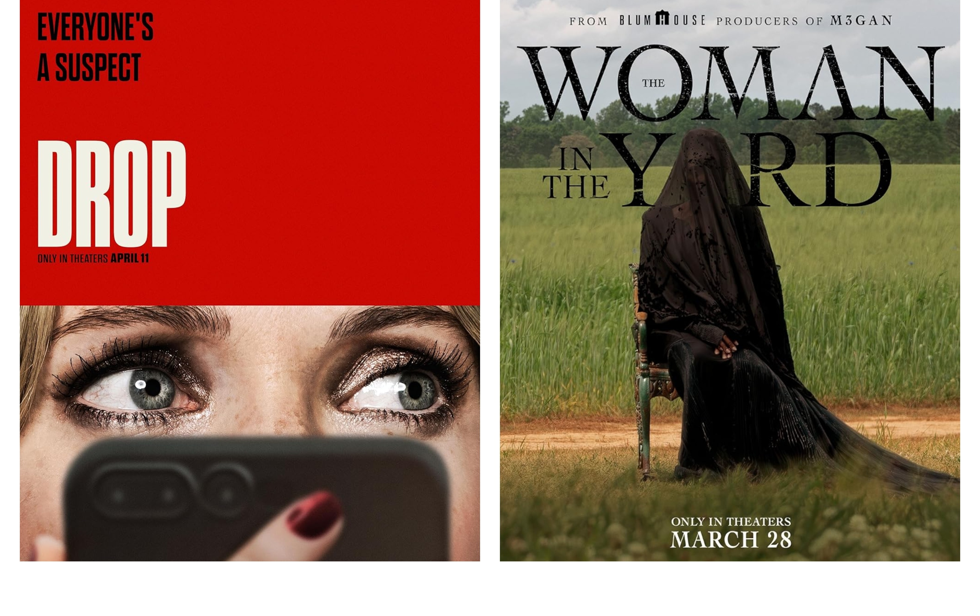 DOUBLE FEATURE: DROP (PG-13) and THE WOMAN IN THE YARD (PG-13) Tickets ...