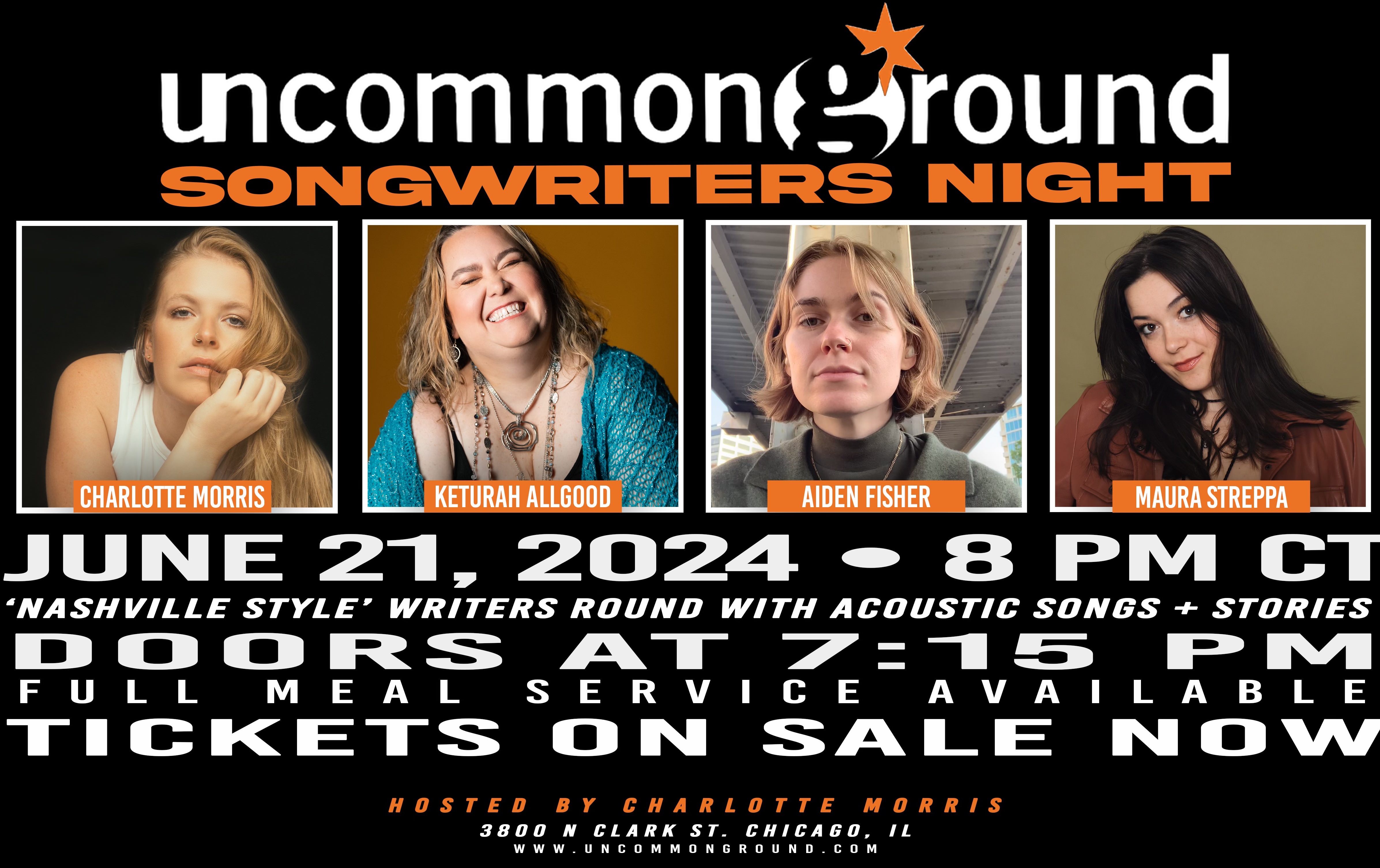 Songwriters Night Tickets | Uncommon Ground