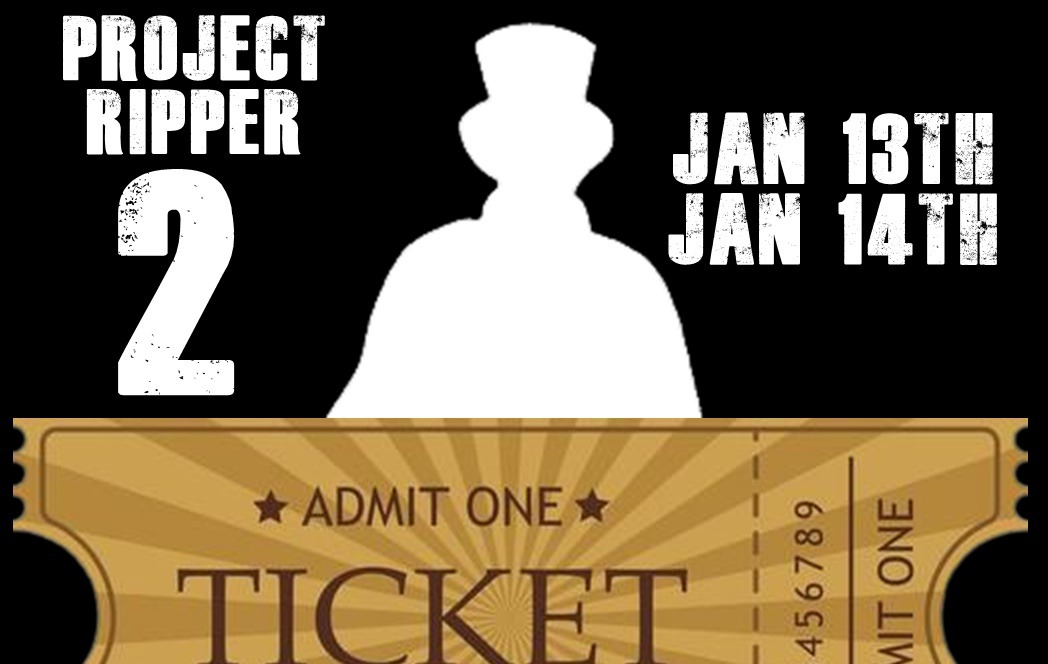 Project Ripper 2 TWO night Event Tickets | The Sci Fi Center