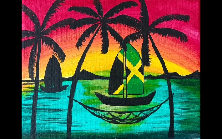 Long Gut Miss Pinny Jamaican Restaurant Paint Night Tickets | A Girl ...