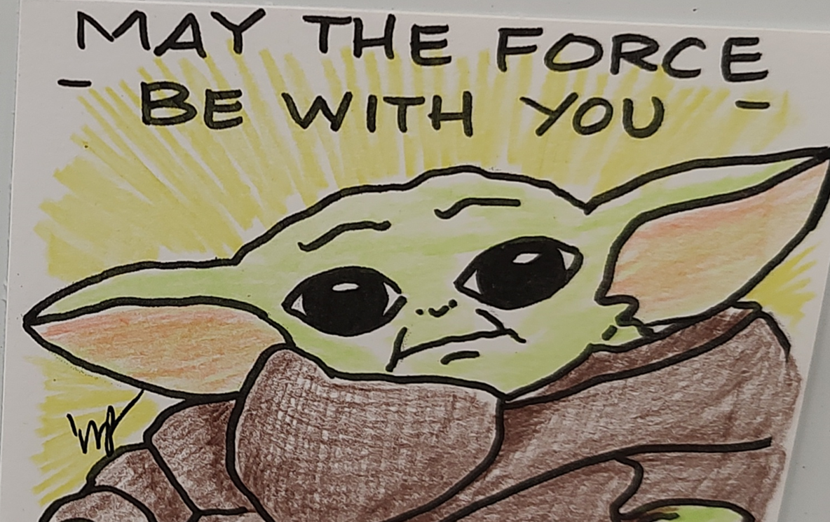 Kids' Canvas Class - Baby Yoda Tickets | One by One Designs
