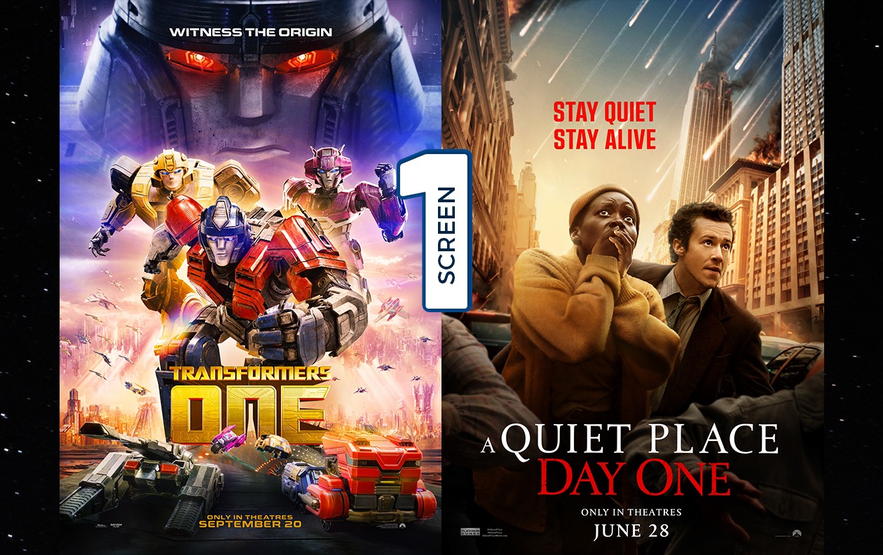 Transformers One (PG) / A Quiet Place: Day One (PG-13) Tickets ...