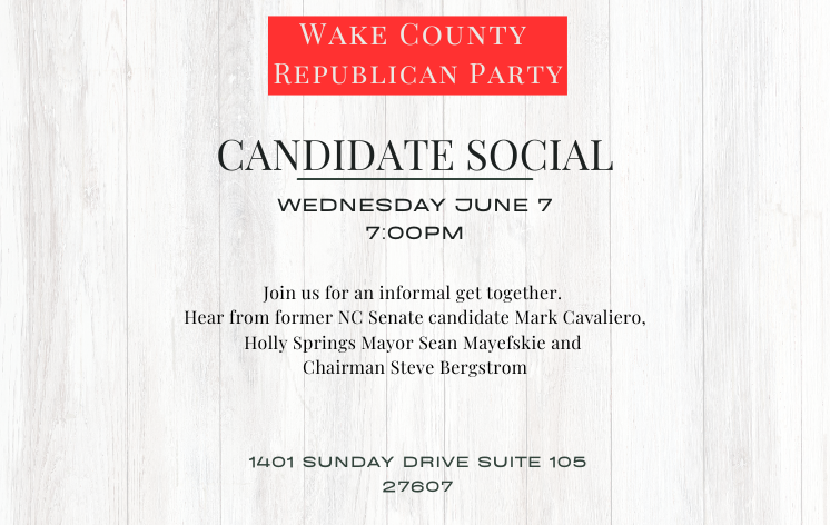 Wake County Republican Party 2023 Candidate Social Tickets | Wake ...