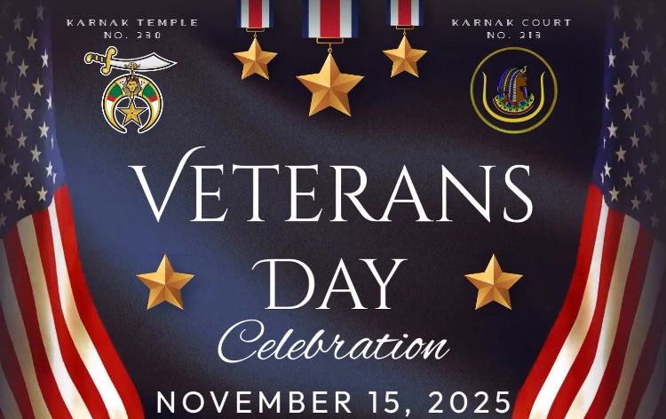 Karnak Temple No. 230 Veteran's Day Celebration Tickets | Karnak Temple 230