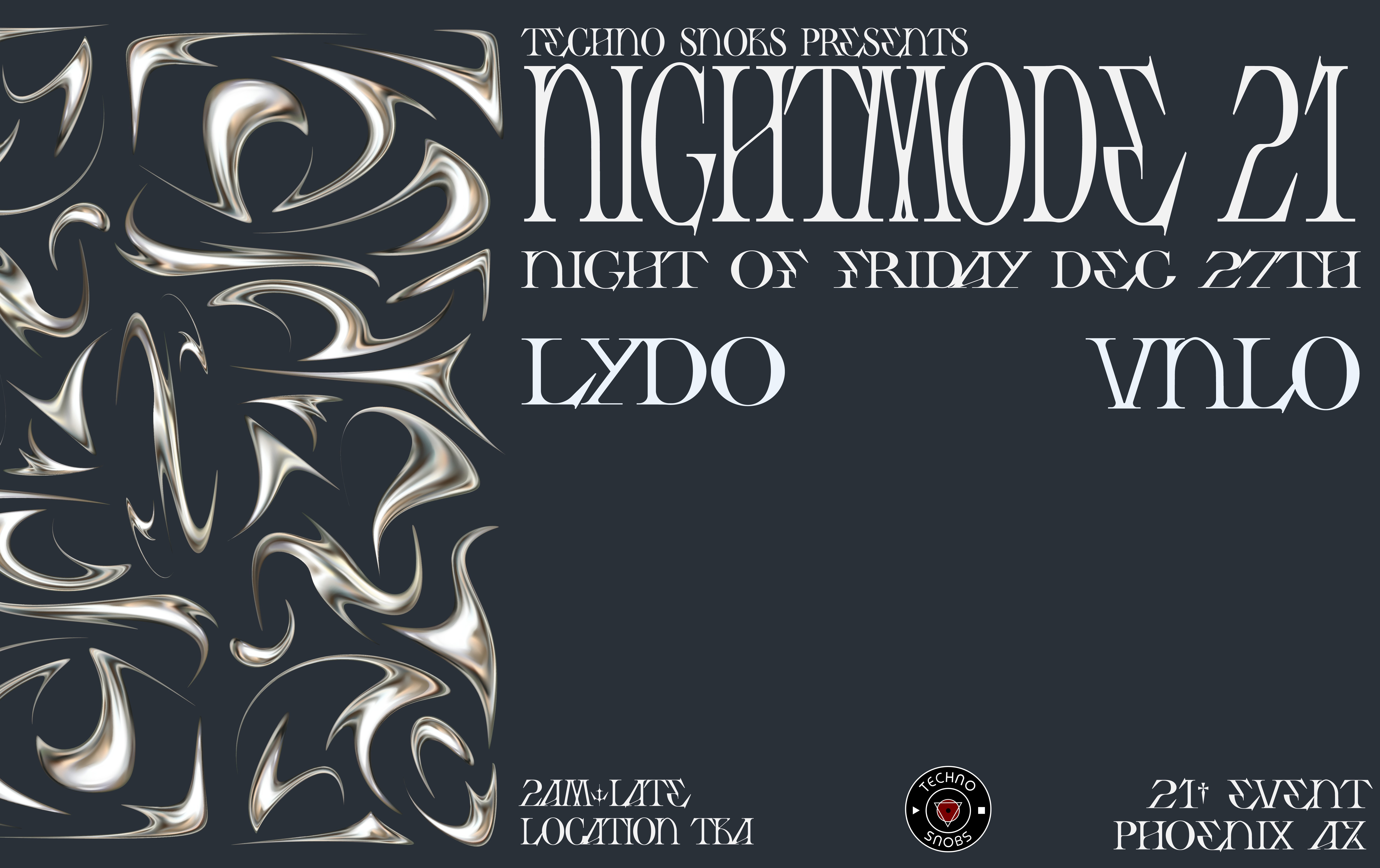 Techno Snobs Presents: NIGHT MODE - AFTERHOURS [12.27] Tickets | Techno ...