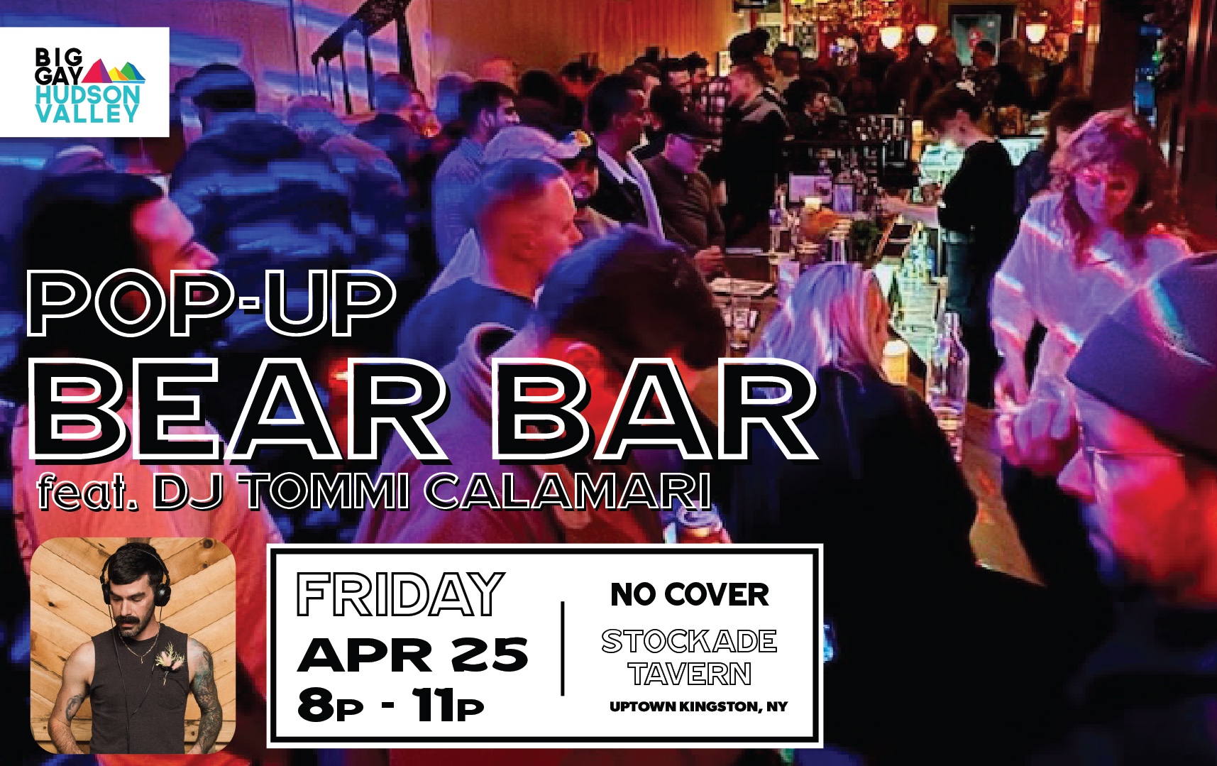 Pop-Up Bear Bar [April 2025] Tickets | Big Gay Hudson Valley