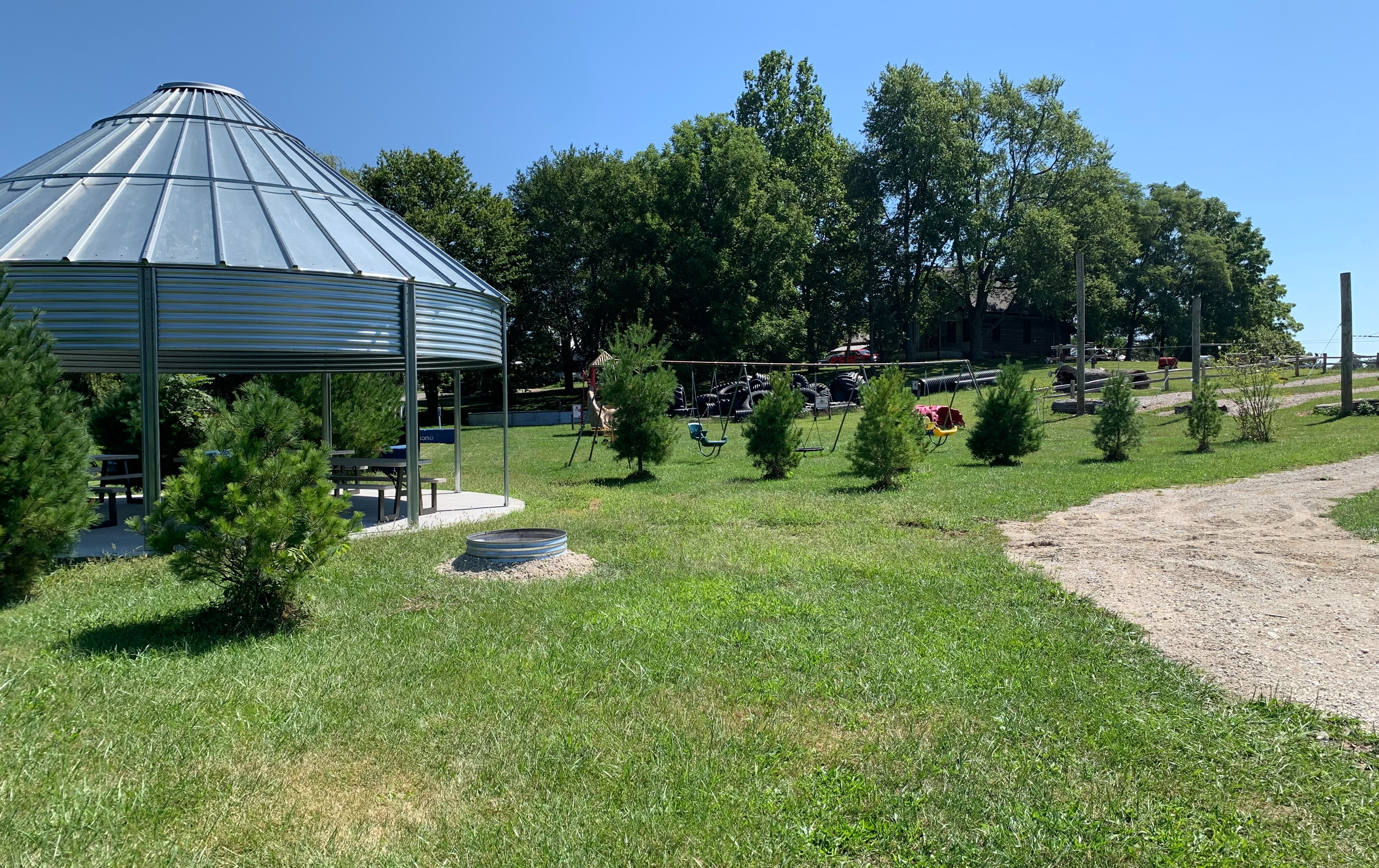 Pumpkin Harvest Fire Pit Gazebo Rental Tickets | Dull's Tree Farm