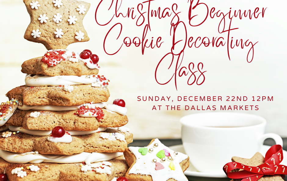 Beginner Christmas Cookie Decorating Class Tickets | Chubbycakesandbakes