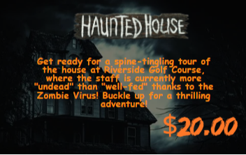 NIGHT TERRORS @ RIVERSIDE / HAUNTED HOUSE Tickets | Golf Course