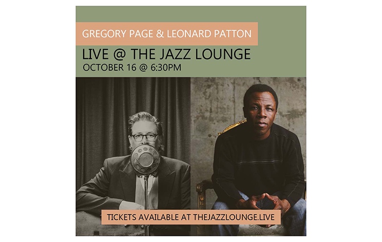 Gregory Page and Leonard Patton (no food) Tickets | The Jazz Lounge