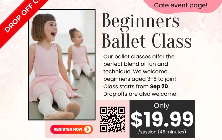 Beginner Ballet Class Tickets | You N Me' Cafe