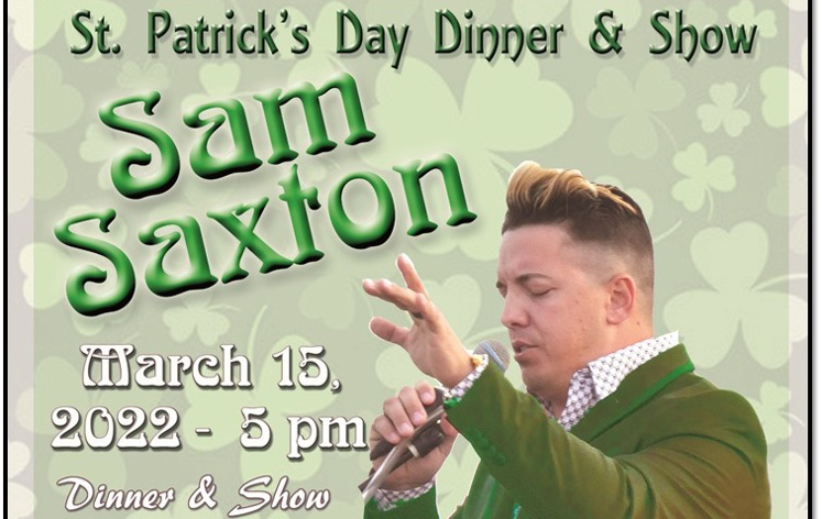Sam Saxton - Celtic, Irish & Inspirational Music Dinner Show Tickets | QIA