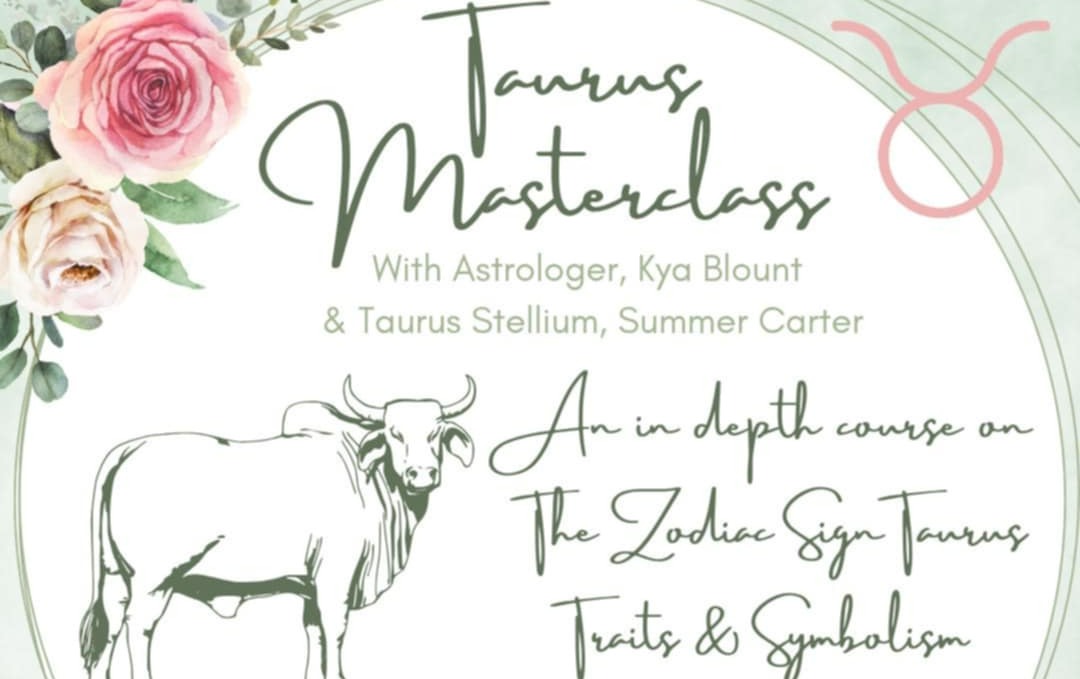Taurus Masterclass Tickets | Lighthouse Reiki & Crystals