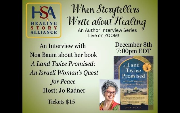 When Storytellers Write about Healing: An Interview with Noa Baum ...